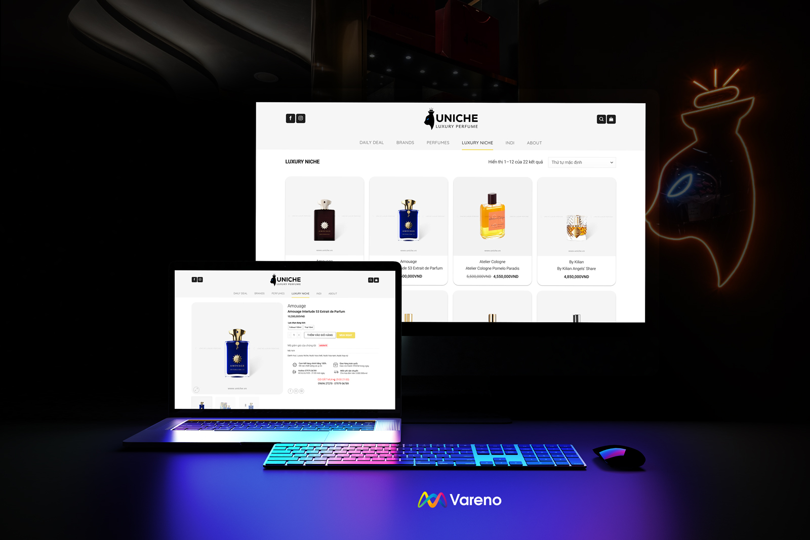 Uniche - Vareno | Công ty thiết kế logo, thương hiệu, website chuyên nghiệp